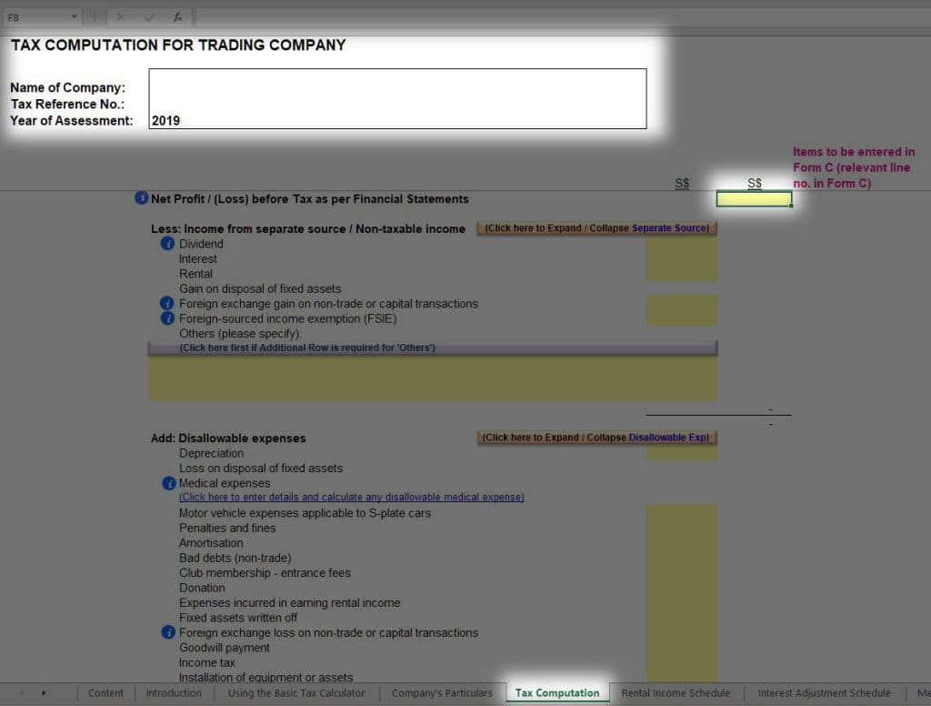 Singapore Tax Guide: IRAS Corporate Tax Calculator | Paul Wan & Co